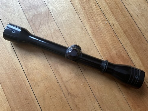 VINTAGE REDFIELD 4X 4 POWER TV WIDE VIEW RIFLE SCOPE TAPERED POST ...