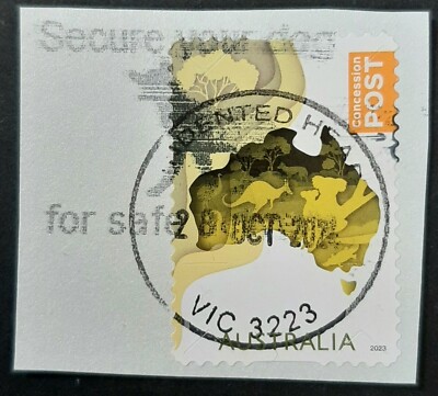 Australia: Concession Stamp Postmarked Indented Head VIC 3223, October ...