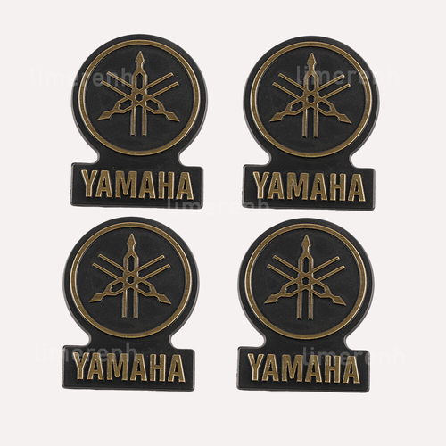 4PCS YAMAHA plastic logo badge replacement piece 82mm X 62mm | eBay