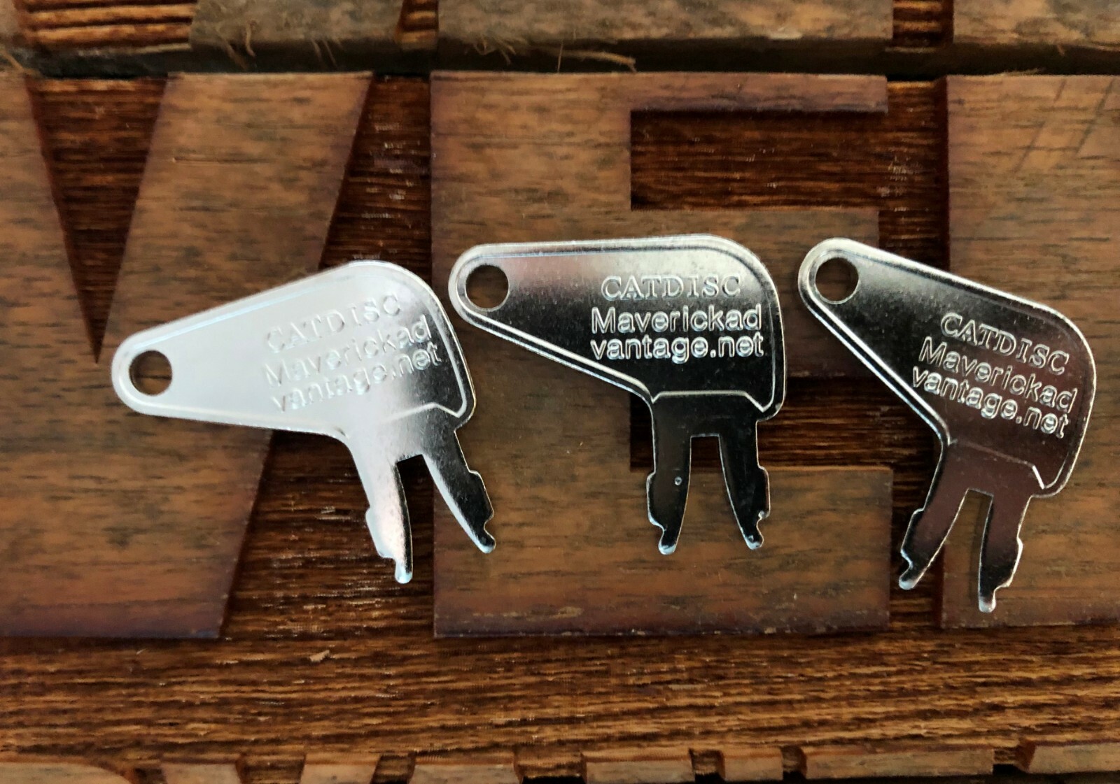 3 keys fits CAT Caterpiller Master Disconnect Key 8H-5306,8398, CAT ...