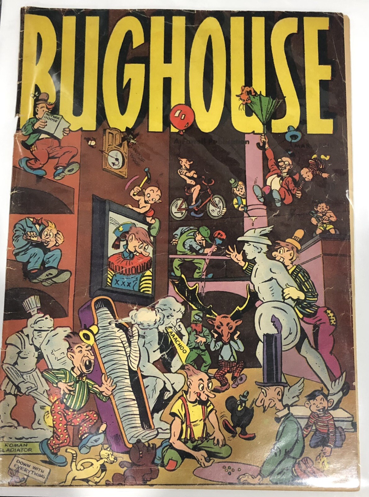 BUGHOUSE 1 Vg 1954 Ajax-Farrell - Rare Golden Age Find Only 6 On The ...