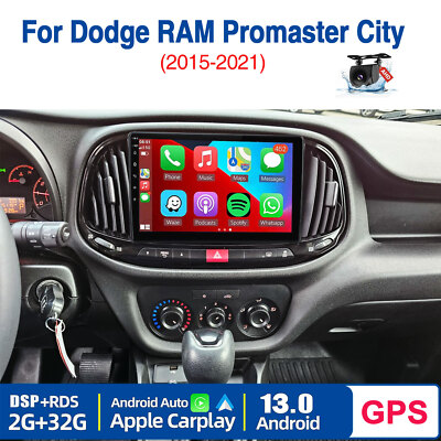 For Dodge RAM Promaster city 2015-2021 Car Radio Stereo Carplay ...