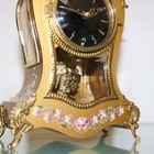 LE CASTEL Vintage Mantel Top! Clock Baby Mini SWISS Neuchatel 8 days ...