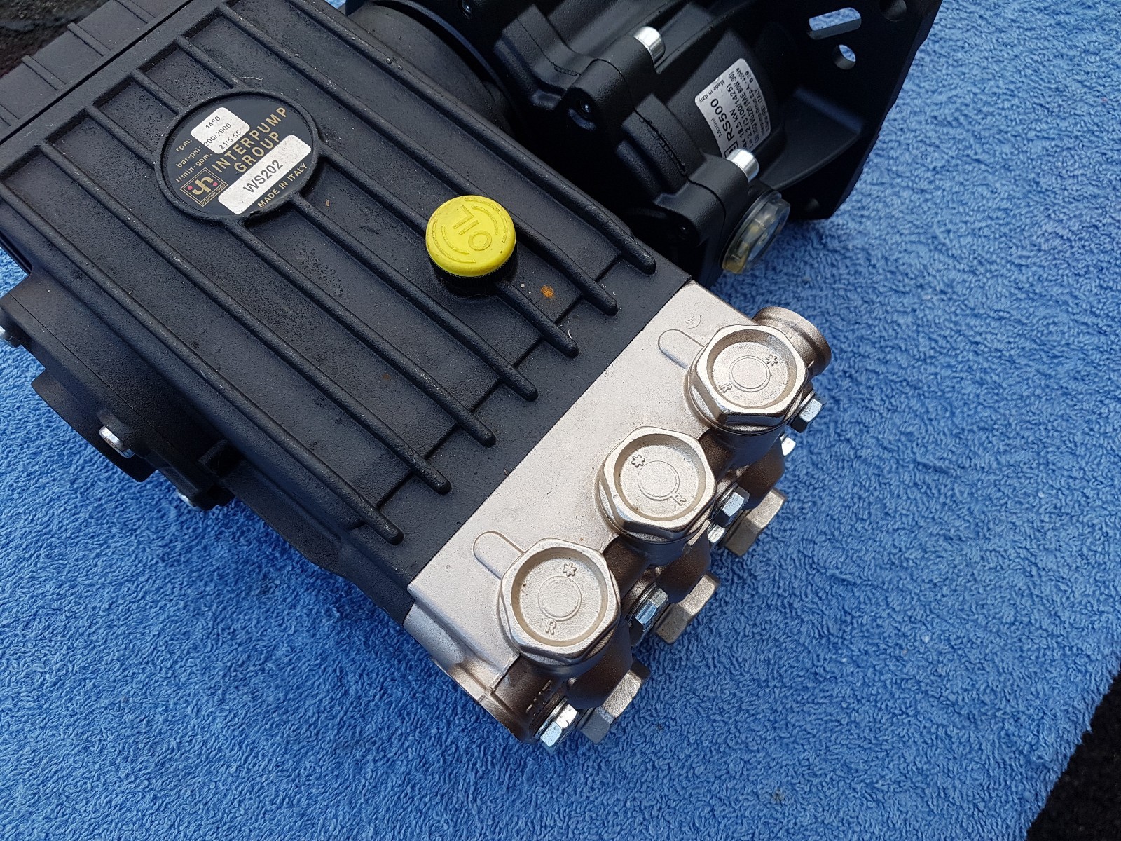 PRESSURE WASHER INTERPUMP RS500 GEARBOX & WS202 PUMP 200 BAR @ 21LTRS ...