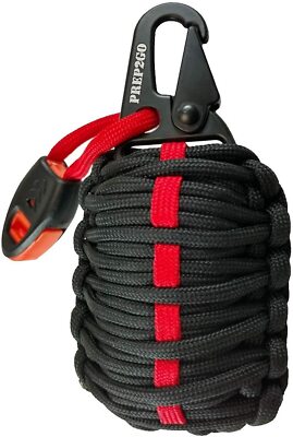 Paracord Survival Grenade (30pc) Kit with (4) Water Purification ...