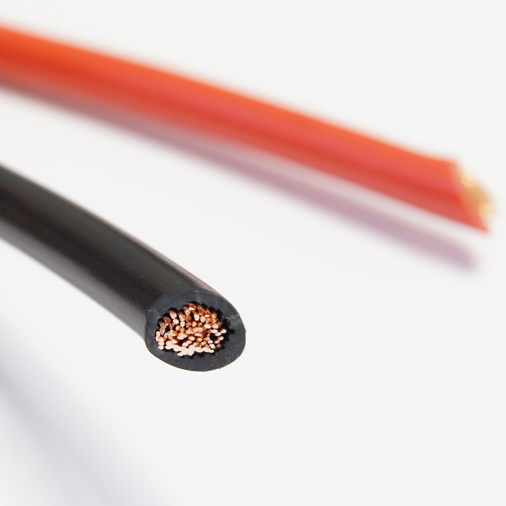 10mm2 70 A Amps Flexible PVC Black Red Battery Cable Wire Thinwall 1 ...