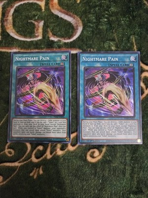 Yugioh 2x Nightmare Pain 1st Edition Super Rare PHNI | eBay
