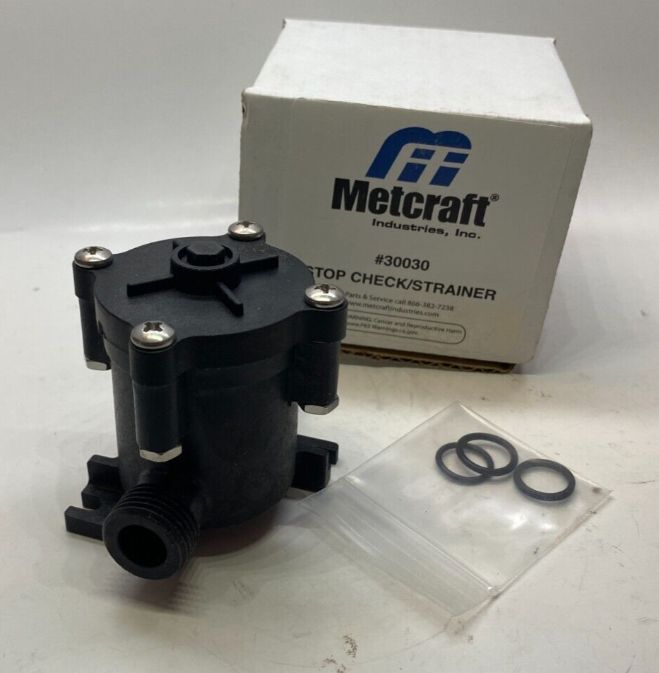 METCRAFT 30030 Stop Check / Strainer - For Pneumatic Valve - Prepaid ...