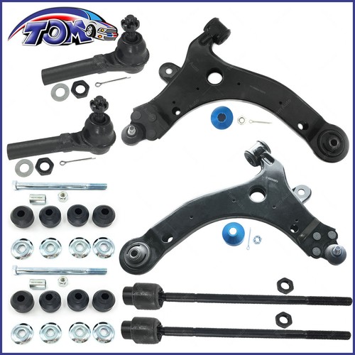 8Pcs Suspension Kit Front Control Arms Tie Rod End Set Chevy Impala ...