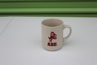 Vintage Arizona State University Sun Devils Mascot Coffee Cup Mug | eBay