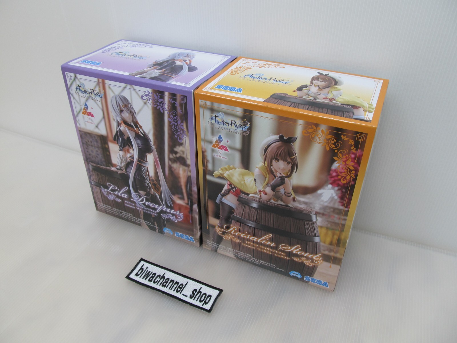 Atelier Ryza Figure Set Reisalin & Lila SEGA Luminasta Series Japan ...