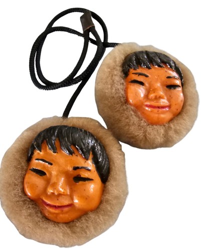 Vintage Handmade Eskimo Inuit Masks/Heads Wall Hangings | eBay