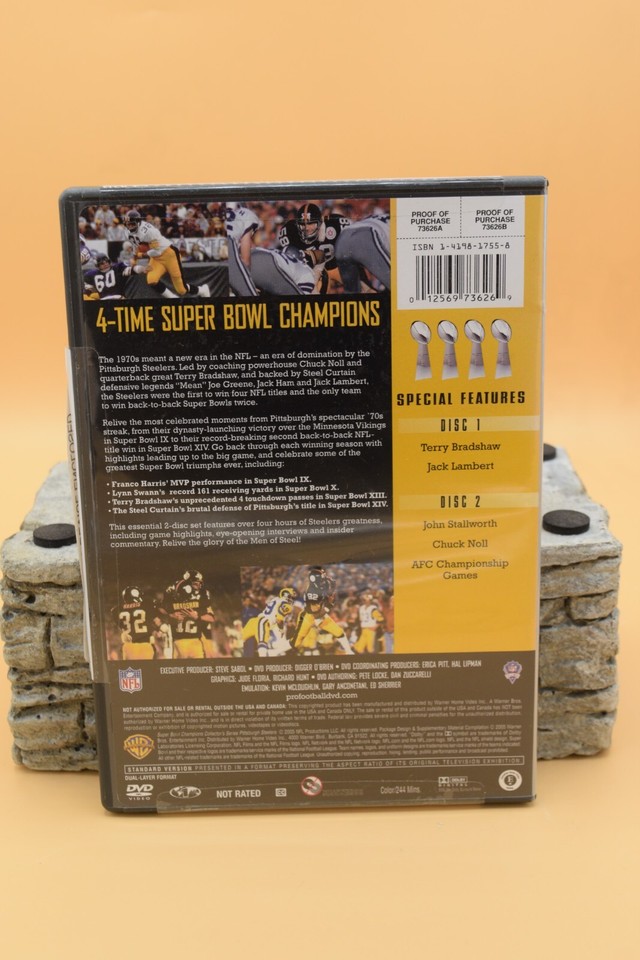 NFL SUPER BOWL COLLECTION PITTSBURGH STEELERS DVD PRE-OWNED 12569736269 ...