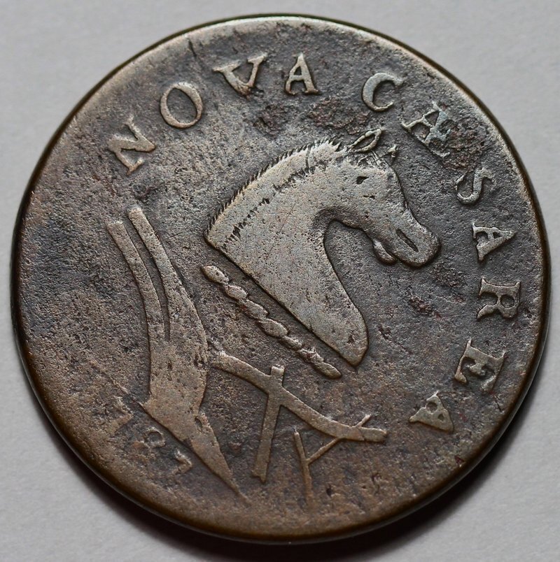 1787 New Jersey Copper Colonial Coin | eBay