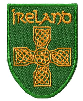Ecusson patche Irlande Celtique Celte thermocollable patch Eire brodé ...