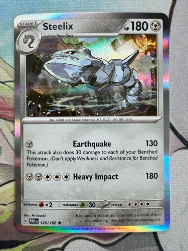 Steelix Holo English Pokemon TCG BKCD542 | eBay