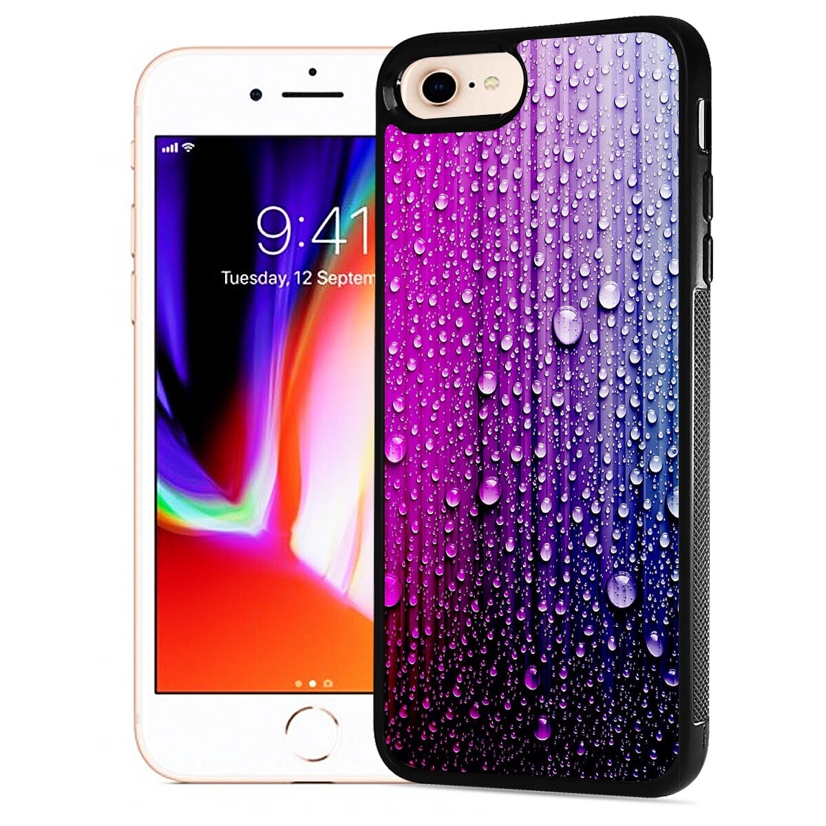 ( For iPhone 7 ) Back Case Cover AJ12446 Rain Drop | eBay