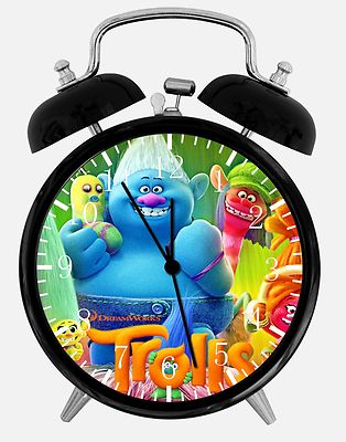 Trolls Alarm Desk Clock 3.75" Home or Office Decor E226 Nice For Gift ...