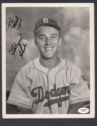 George Shotgun Shuba Autographed Vintage 8x10 B/W Photo Brooklyn ...