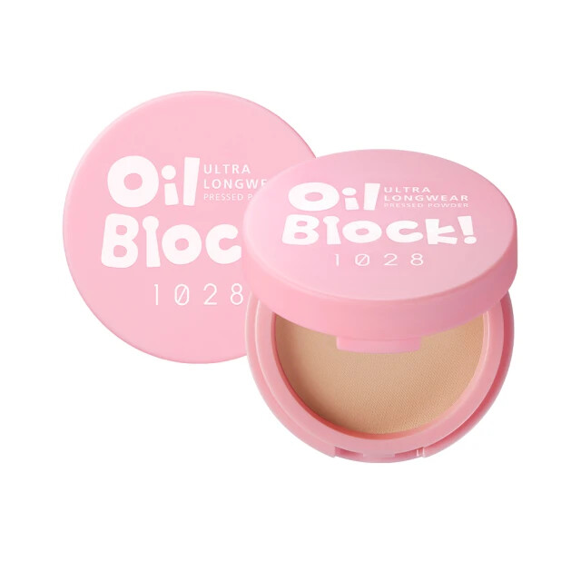 [1028 VISUAL THERAPY] Oil Block Ultra Longwear Compact Pressed Powder ...
