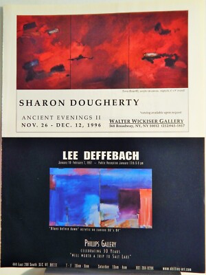 SHARON DOUGHERTY ART PIECE VTG ORIG 1996 ADVERTISEMENT | eBay