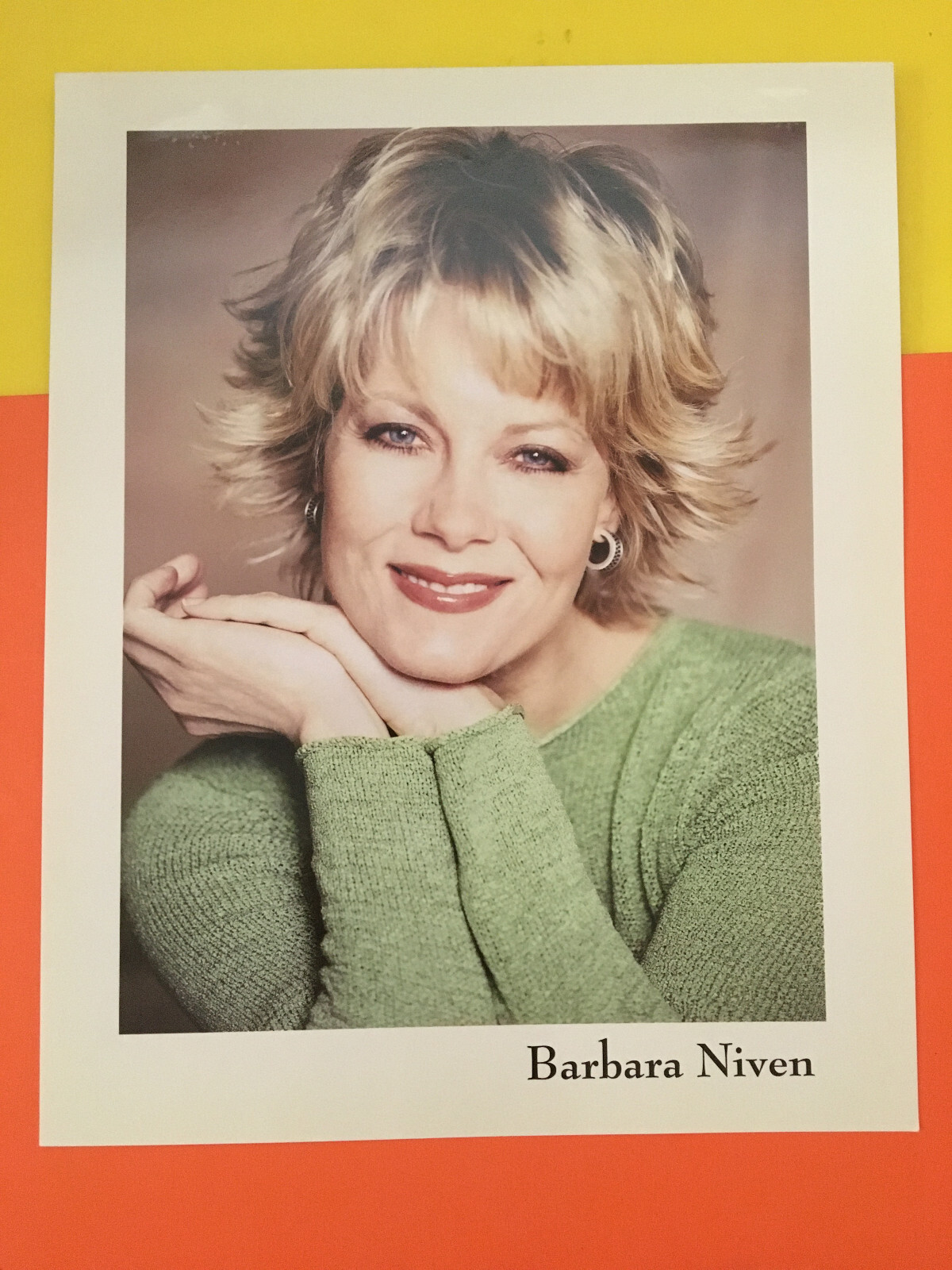 Barbara Niven #7 . original talent agency headshot photo with credits ...