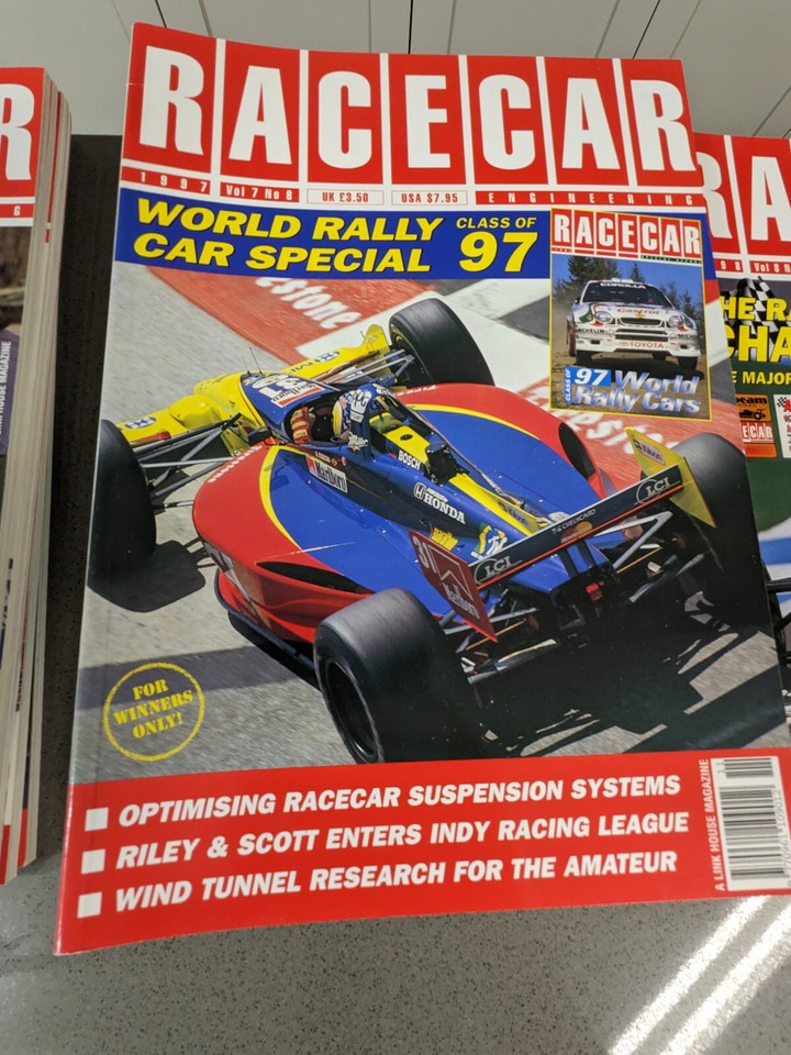 racecar engineering magazine set library 1992-1999 race car | eBay