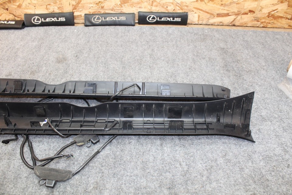 LEXUS 15-19 RC200T RC350 F-SPORT INTERIOR DOOR SILL TRIM MOLDING SET ...