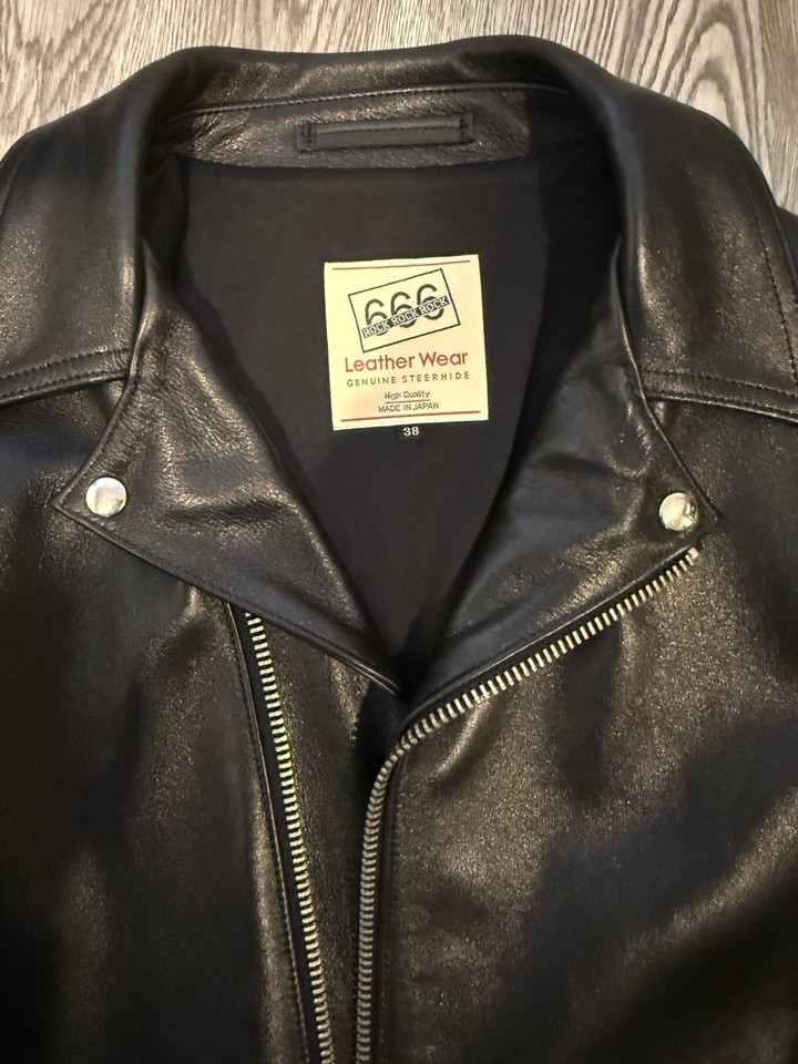Sz 38 666 Steerhide Leather Motorcycle Jacket Lewis Leathers Celine ...