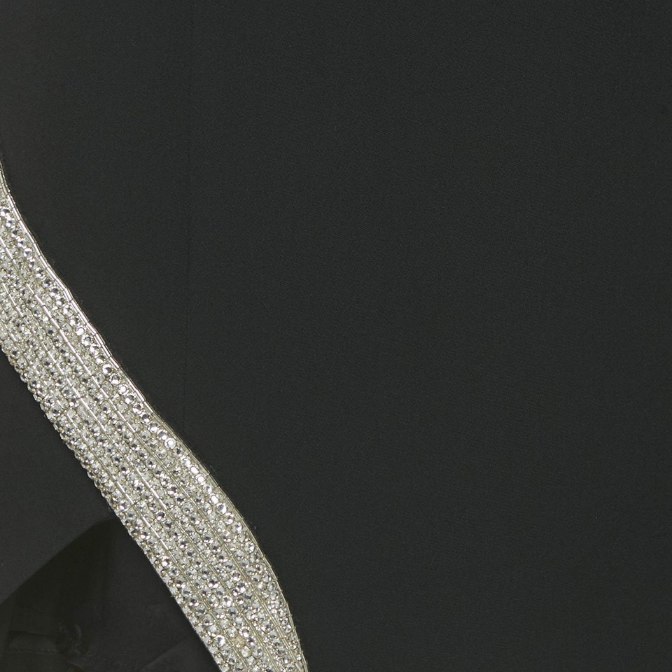 David Koma Minikleid schwarz Kristallverzierung Krepp S | eBay.de