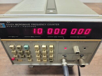 HP Agilent 5342A Microwave Frequency Counter OPT 002 | eBay