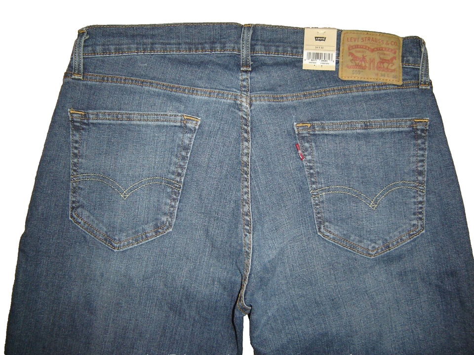 NWT Levi's 559 jeans 34 x 30 Relaxed Straight Leg $80 Style # 00559 ...