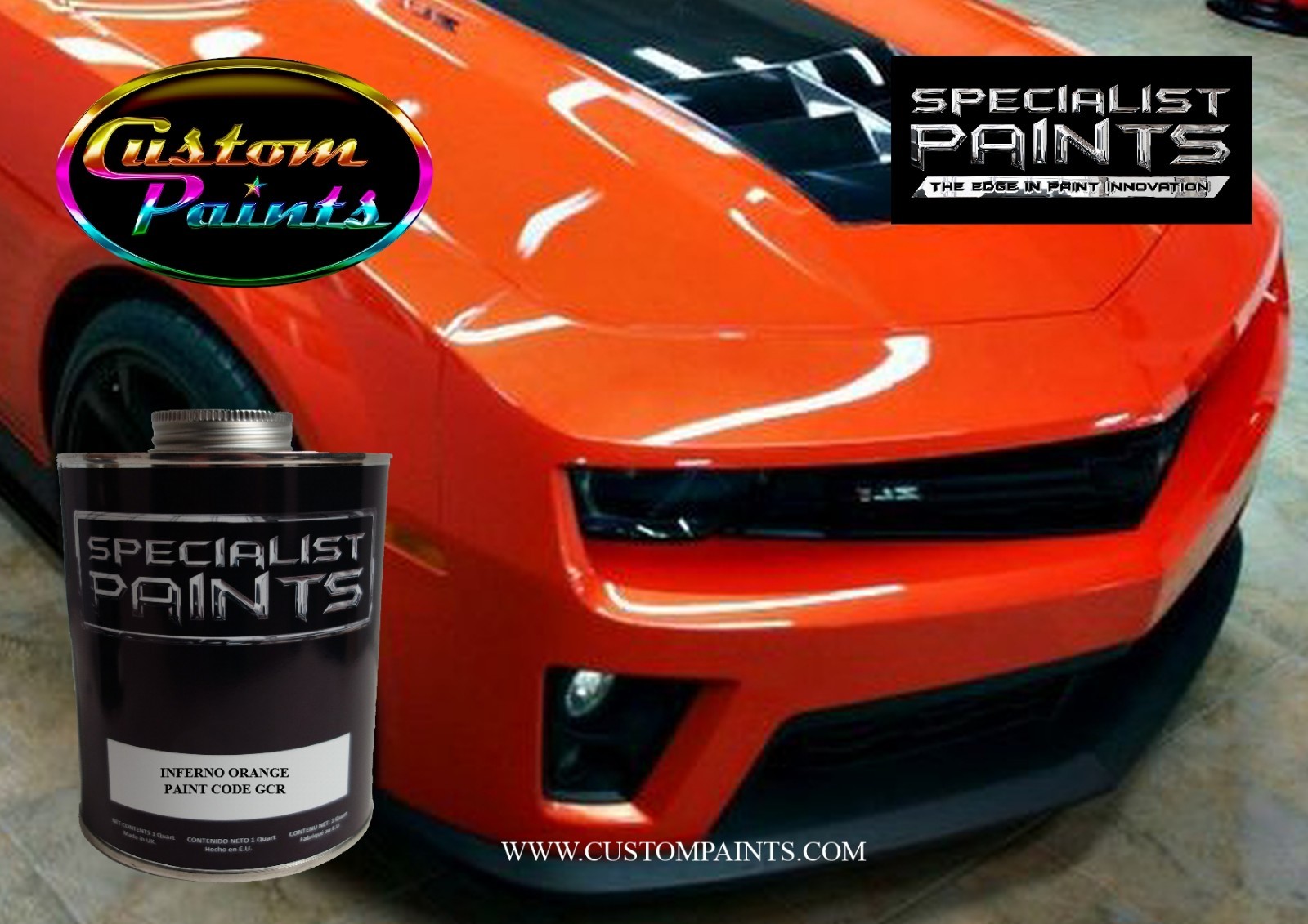 Chevrolet - Inferno Orange - Paint code: GCR - Urethane Based ...