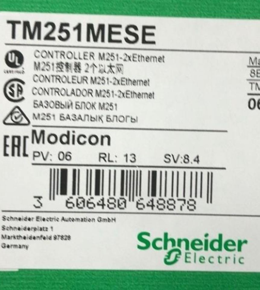 NEW SCHNEIDER TM251MESE Logic Controller 3606480648878| eBay