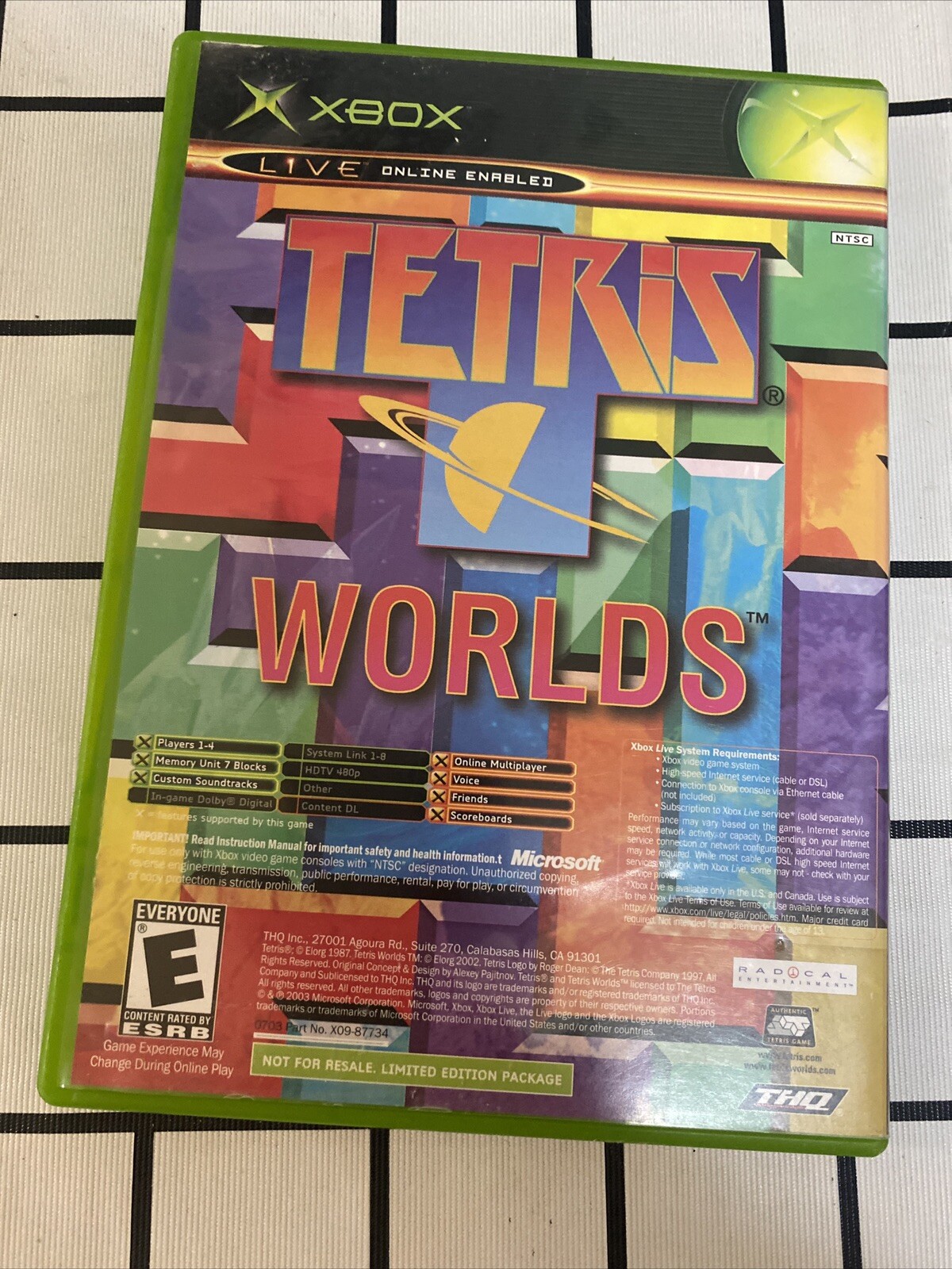 Star Wars Clone Wars Tetris Worlds Combo Original Xbox Game | eBay