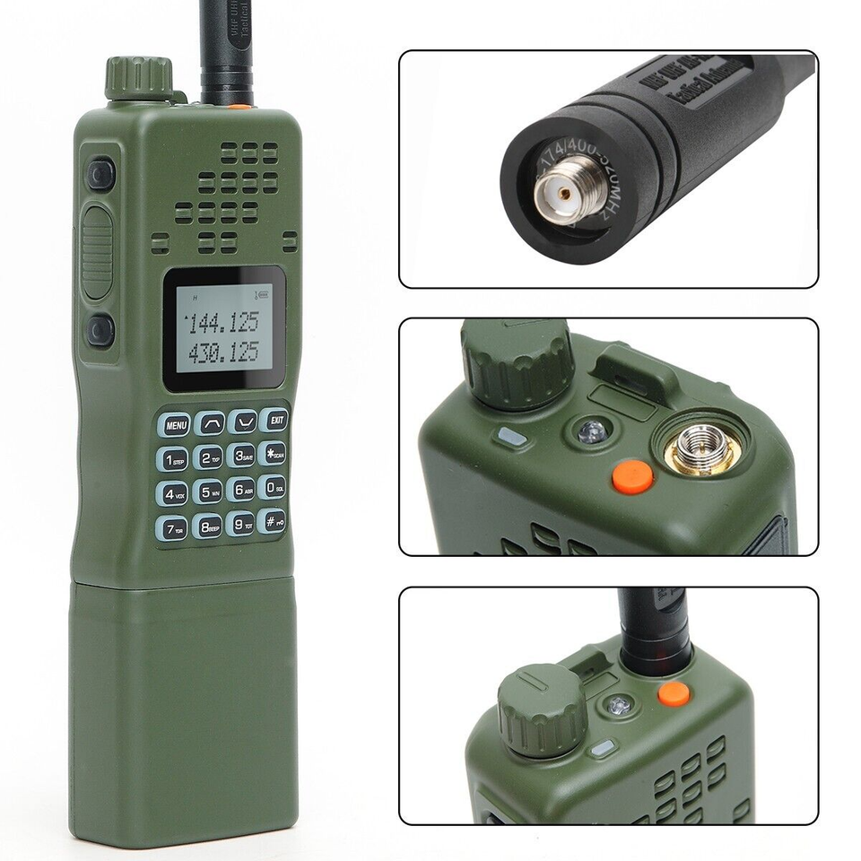 Baofeng AR-152 15W Military Walkie Talkie Ham Radio VHF UHF Two-Way ...