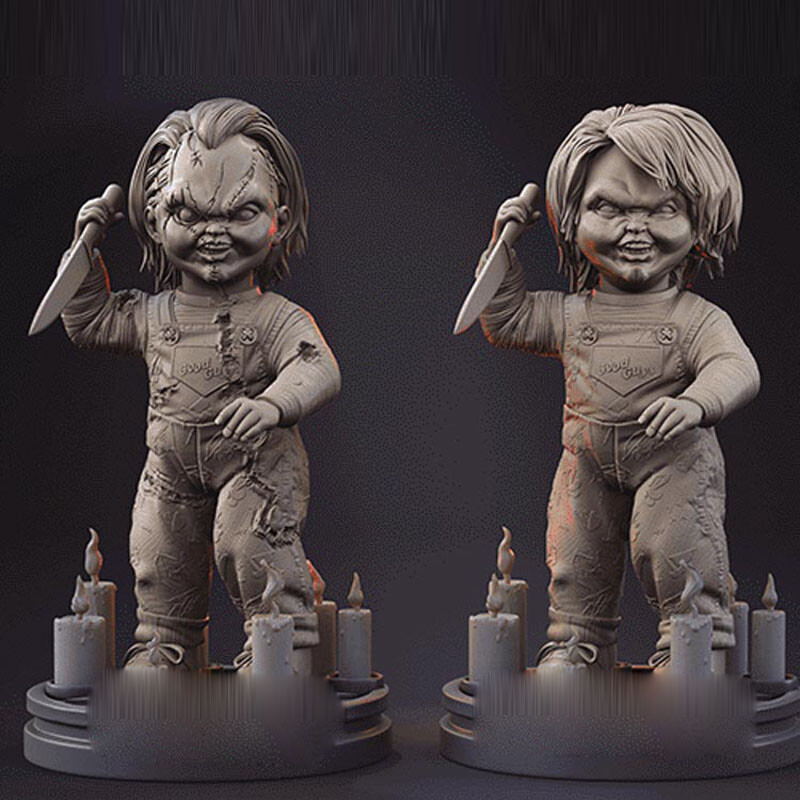 1/2 1/3 1/4 Chucky 3D Print Garage Kit Figure Model Kit Unpainted ...