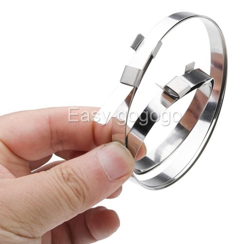 12 Sets CV Boot Clips Kit Stainless Steel Axle CV Joint Crimp Clamp ...