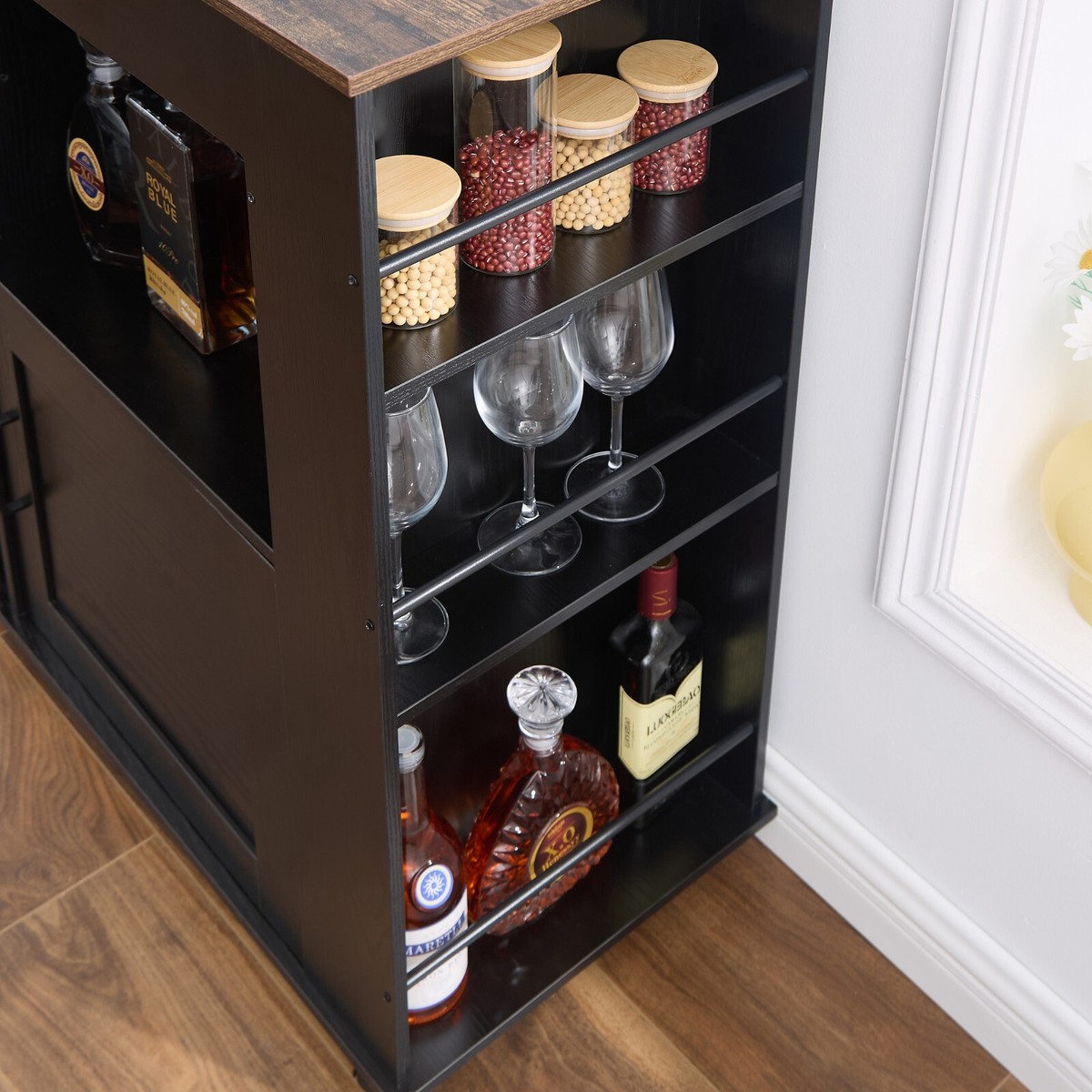 Ikea Alcohol Cabinet 25 Cool And Bold IKEA Home Bar Hacks DigsDigs