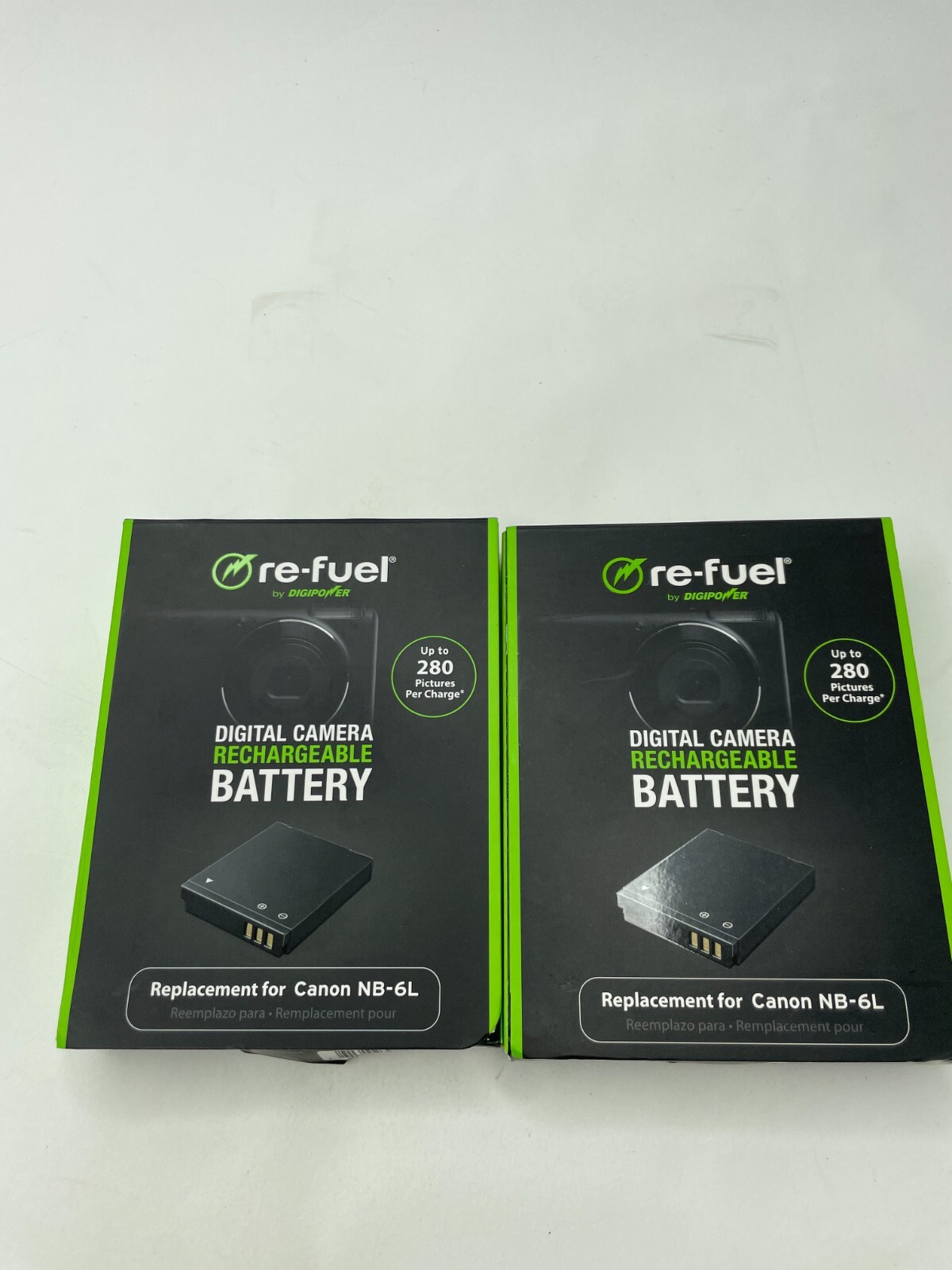 2x Digipower battery for Canon SX610 SX500 S0D1300 S95 S120 D30 D90NB ...