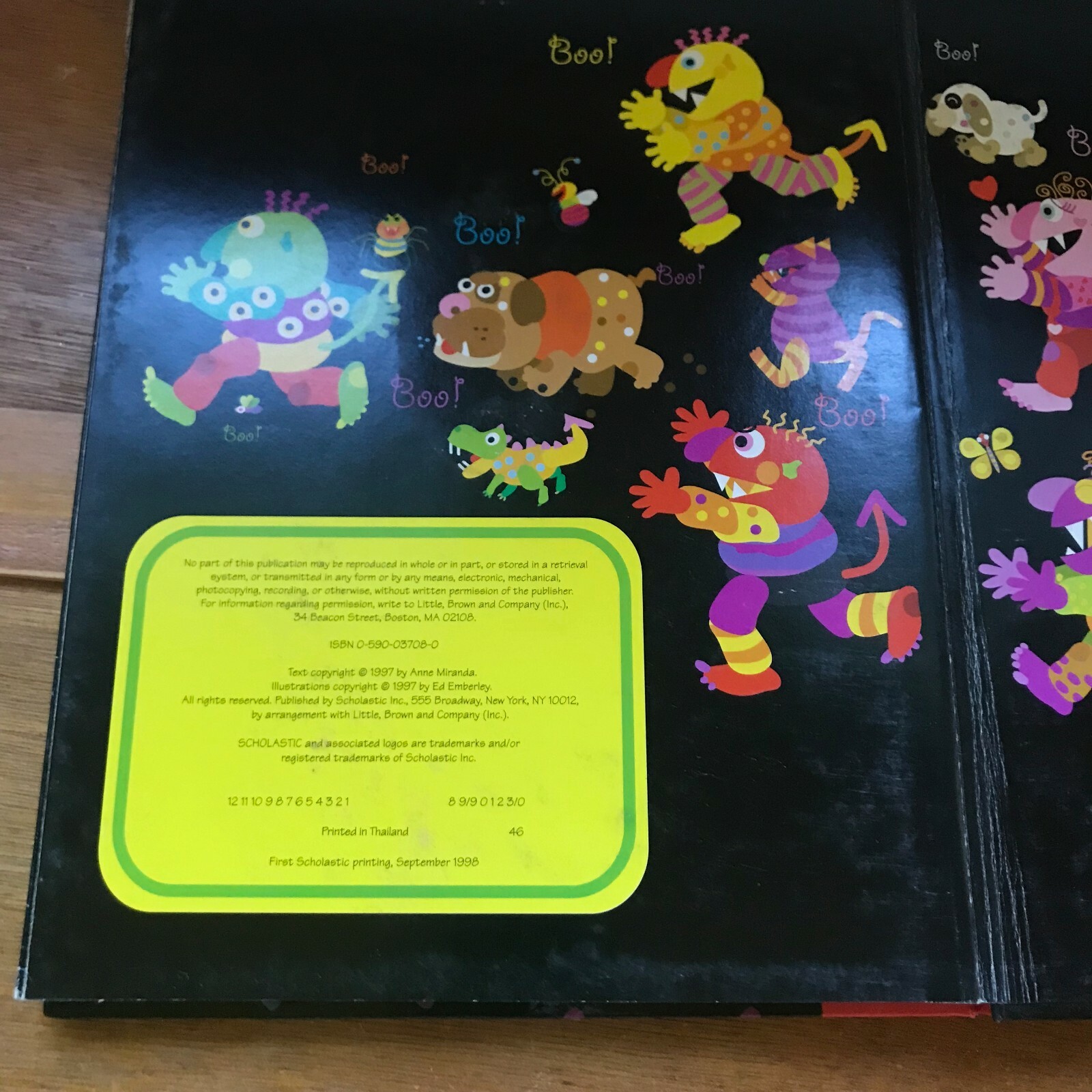 GLAD MONSTER SAD MONSTER A Book About Feelings by Ed Emberley & Anne ...