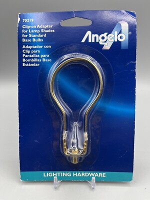 Angelo Lighting Hardware Clip-on Adapter for Standard Base Bulbs 70219 ...