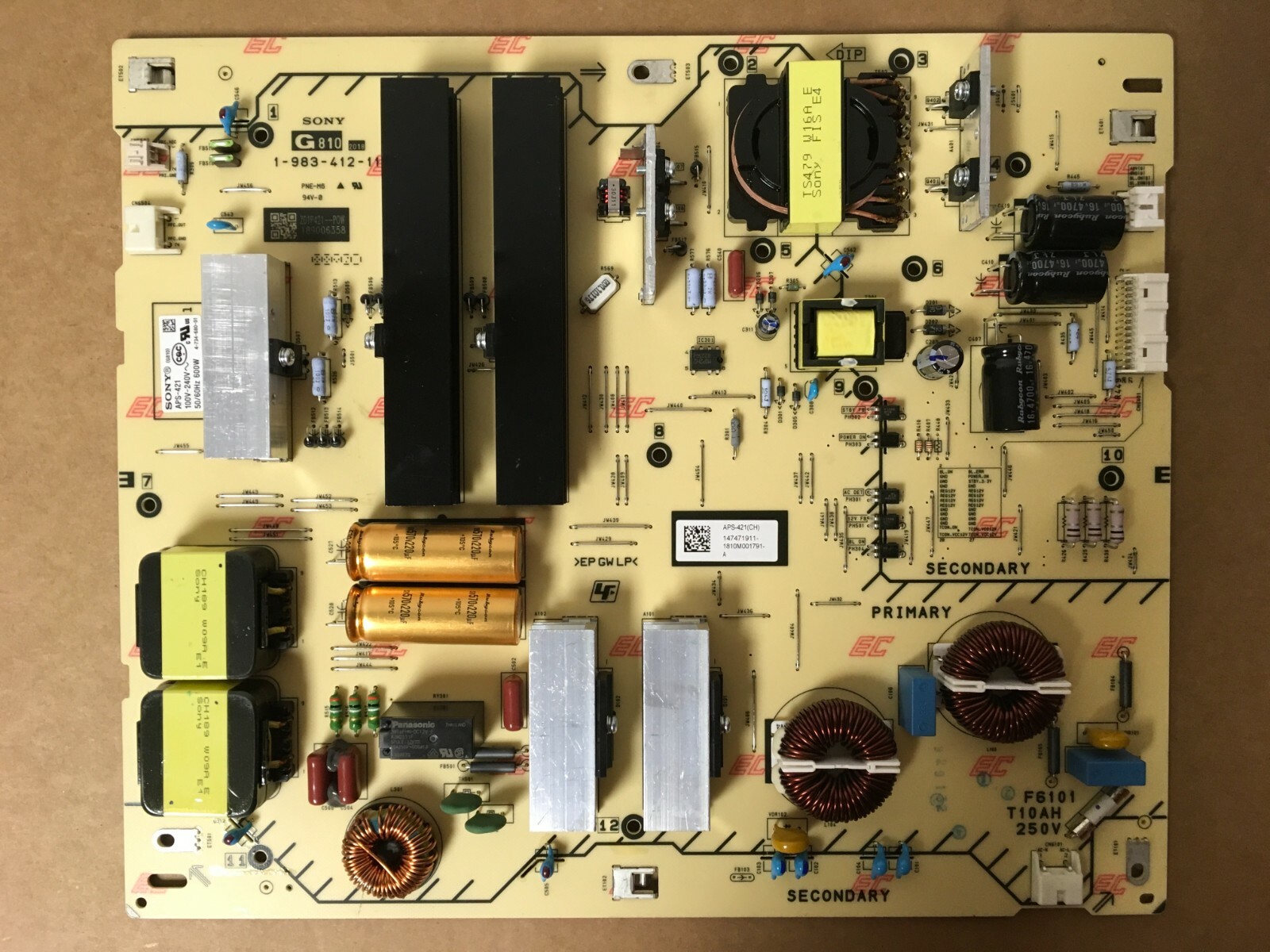 Power Supply Board for Sony Xbr85x950g 85" 4k UHD Smart LED TV ...