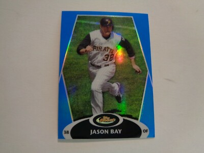 2008 Topps Finest Blue Refractor Jason Bay Card #62 Serial #164/299 | eBay