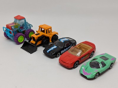 Lot of 5 Subway Toy Cars 1998 1999 Matchbox Tractor Mustang Kids Pak ...