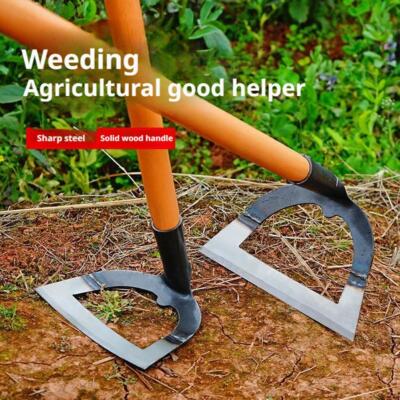Shovel-shaped Hollow Hoe Weeding Rake Labor-saving Steel Weeding Hoe ...