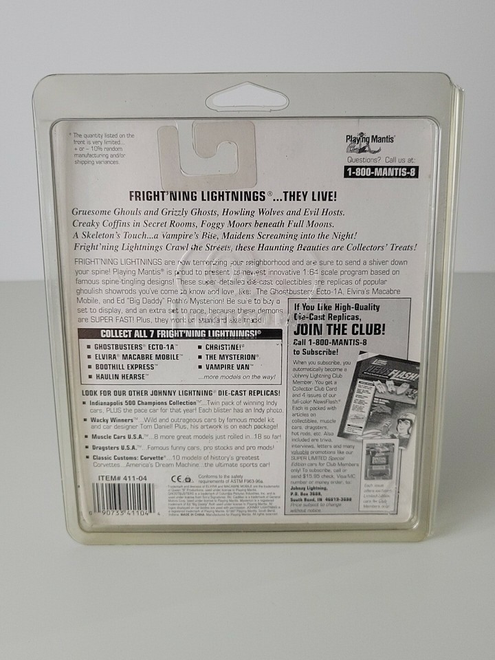 Johnny Lightning - Frightning Lightnings - Ghostbusters Ecto-1 - White Lightning | eBay