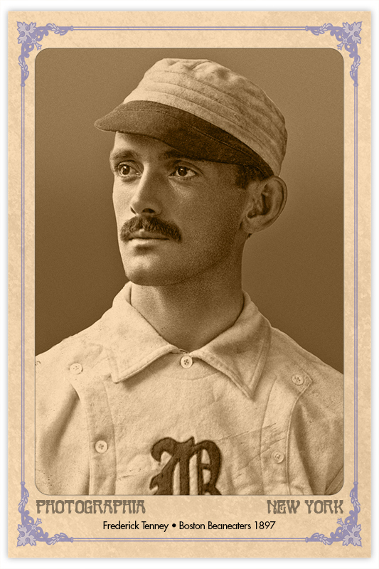 Fred Tenney V2 Legendary Boston Beaneaters Infielder Vintage/Reprint ...