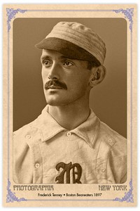 Fred Tenney V2 Legendary Boston Beaneaters Infielder Vintage/Reprint ...