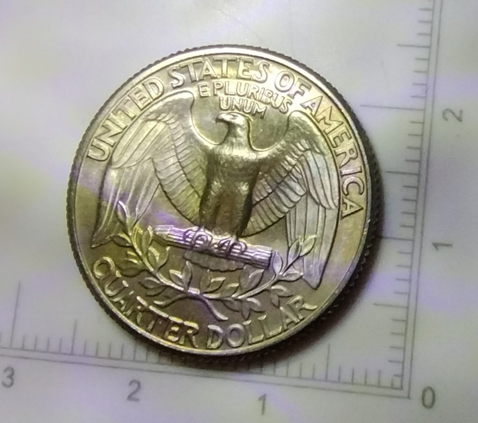 1979 D GEORGE WASHINGTON QUARTER "ERROR FILLED IN D" UNCIRCULATED. 9D7 ...